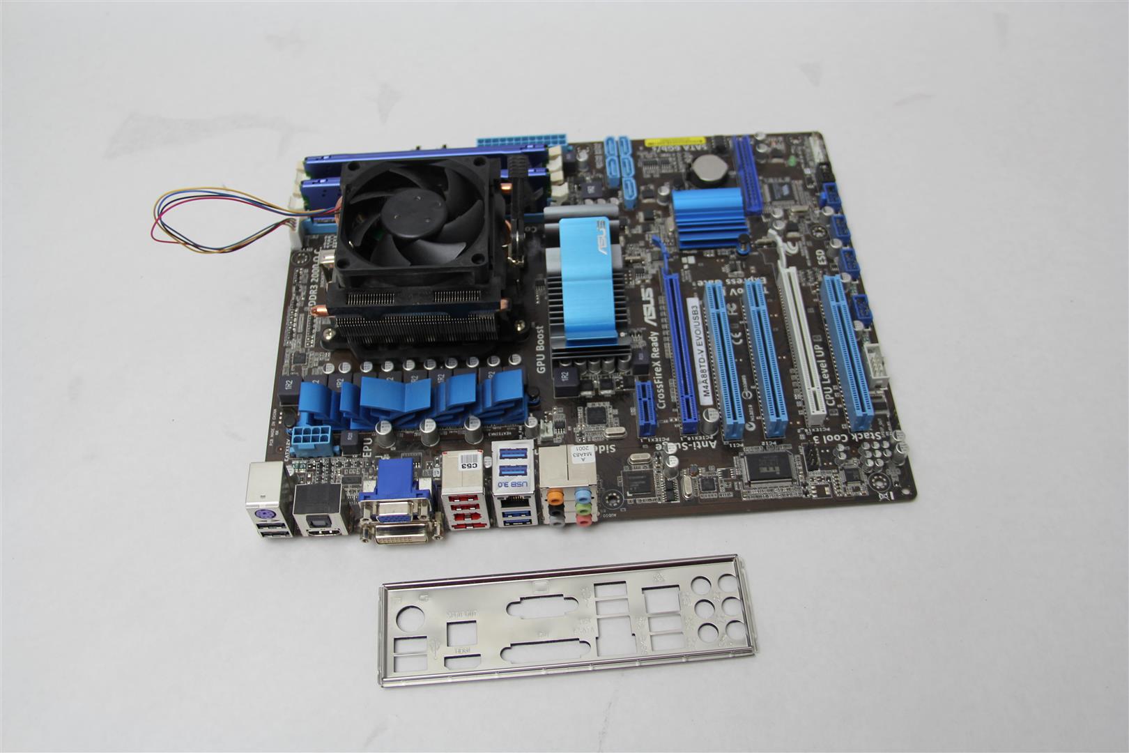 Asus M4A88TD-V EVO/USB3 Motherboard AMD Quad Core Phenom II x4 965 CPU ...